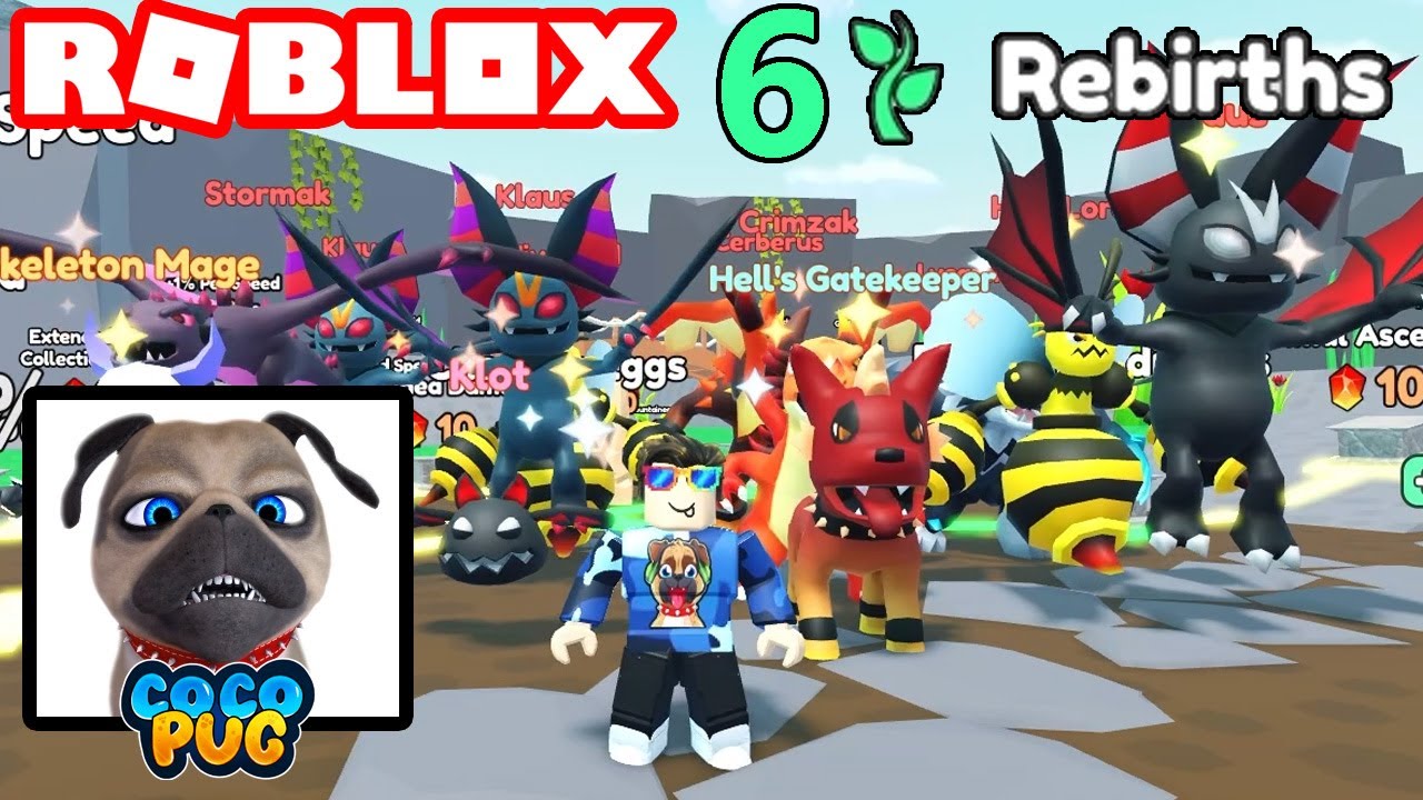 Rebirth For The 6th Time In Roblox Collect All Pets! - YouTube