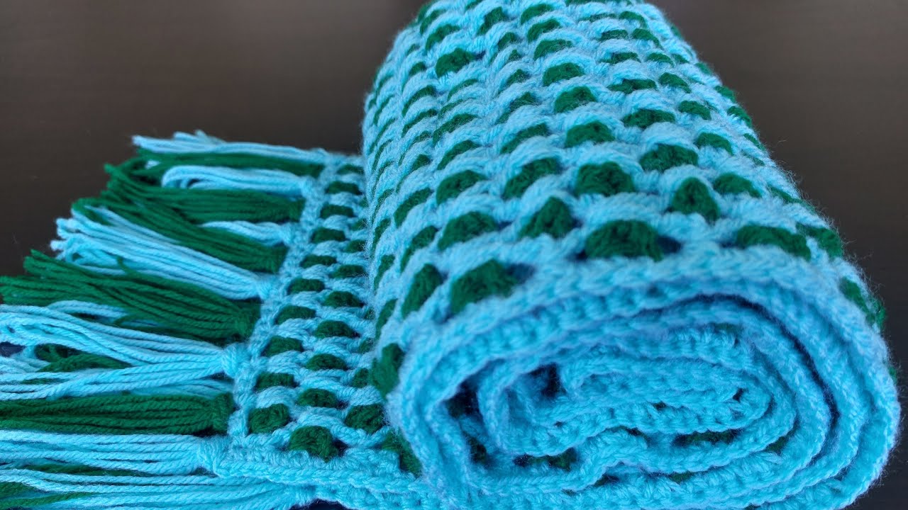 How to Crochet Scarf for Women, Men, Children, Crochet Muffler #crochet ...