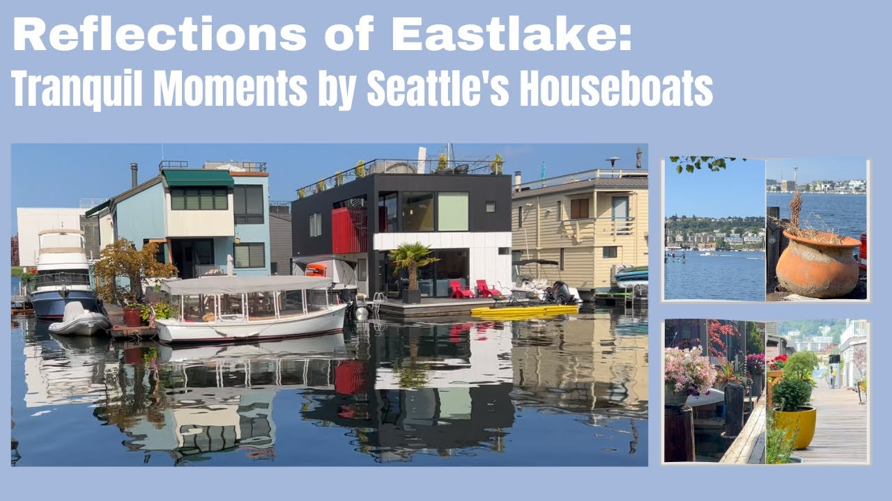 Reflections of Eastlake Tranquil Moments by Seattle's Houseboats - YouTube