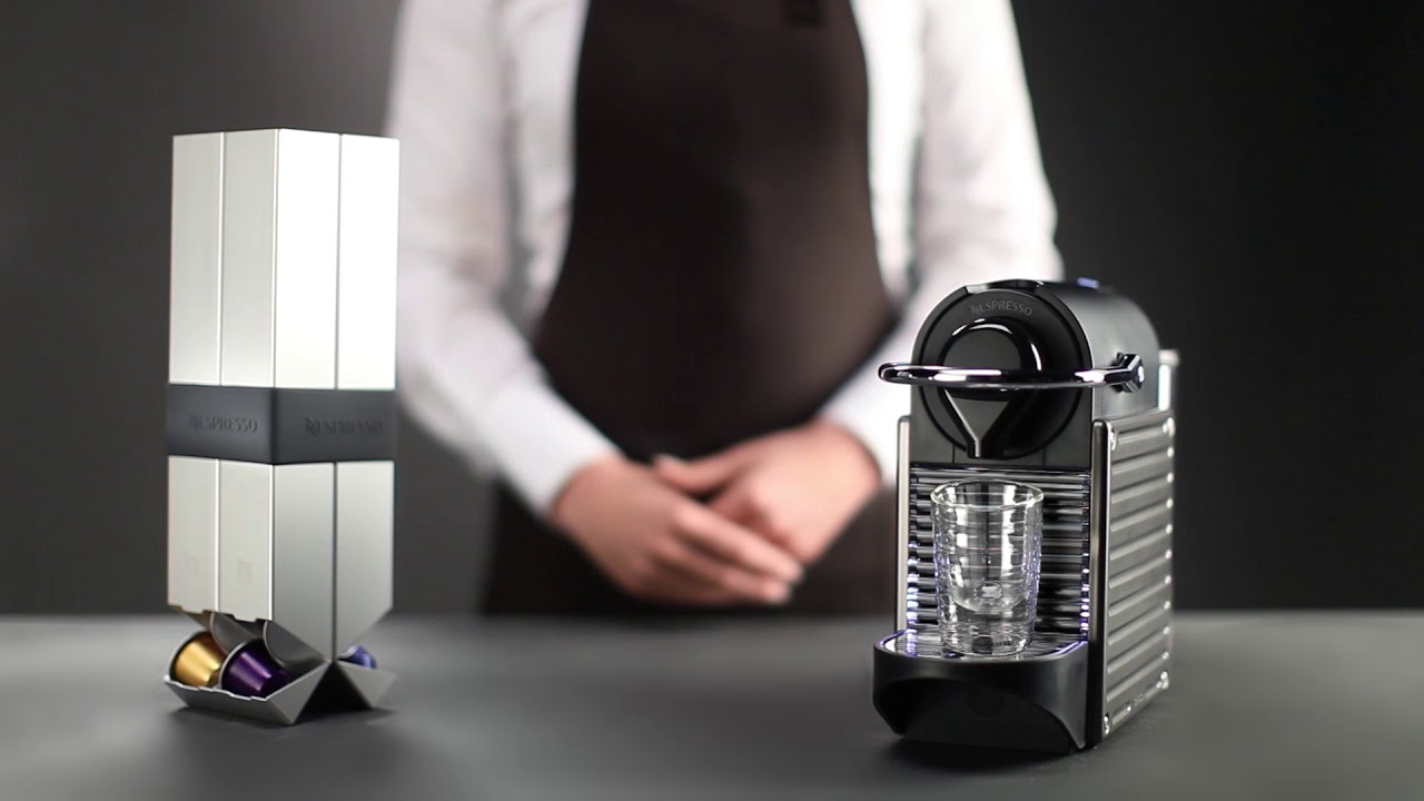 Cafetera Nespresso ® Pixie Carmine D60-AR-DR-NE - YouTube