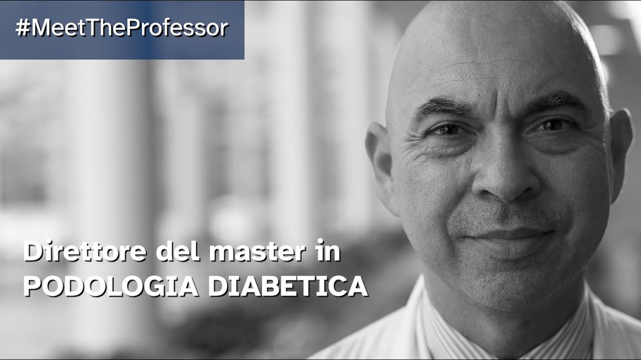 #MeetTheProfessor | Dario Pitocco, Master in Podologia diabetica - YouTube