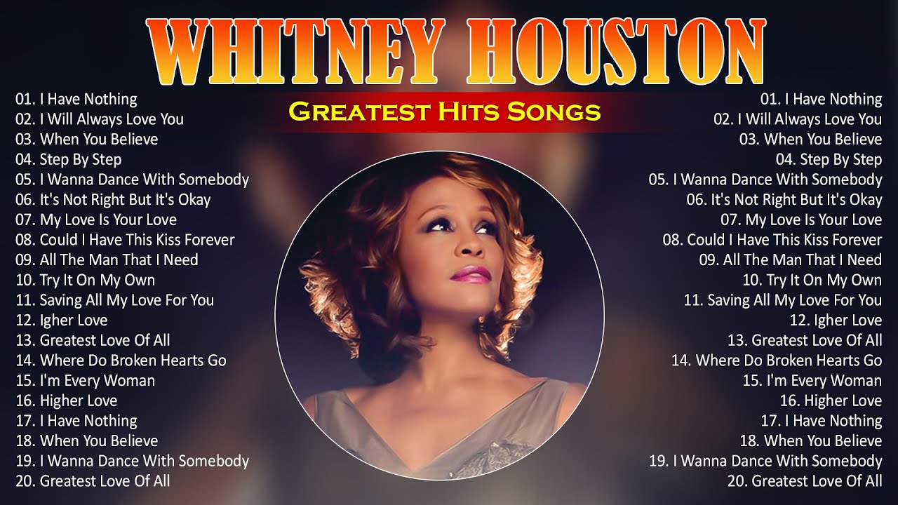The Best Of Songs Whitney Houston - Whitney Houston Full Album Greatest ...