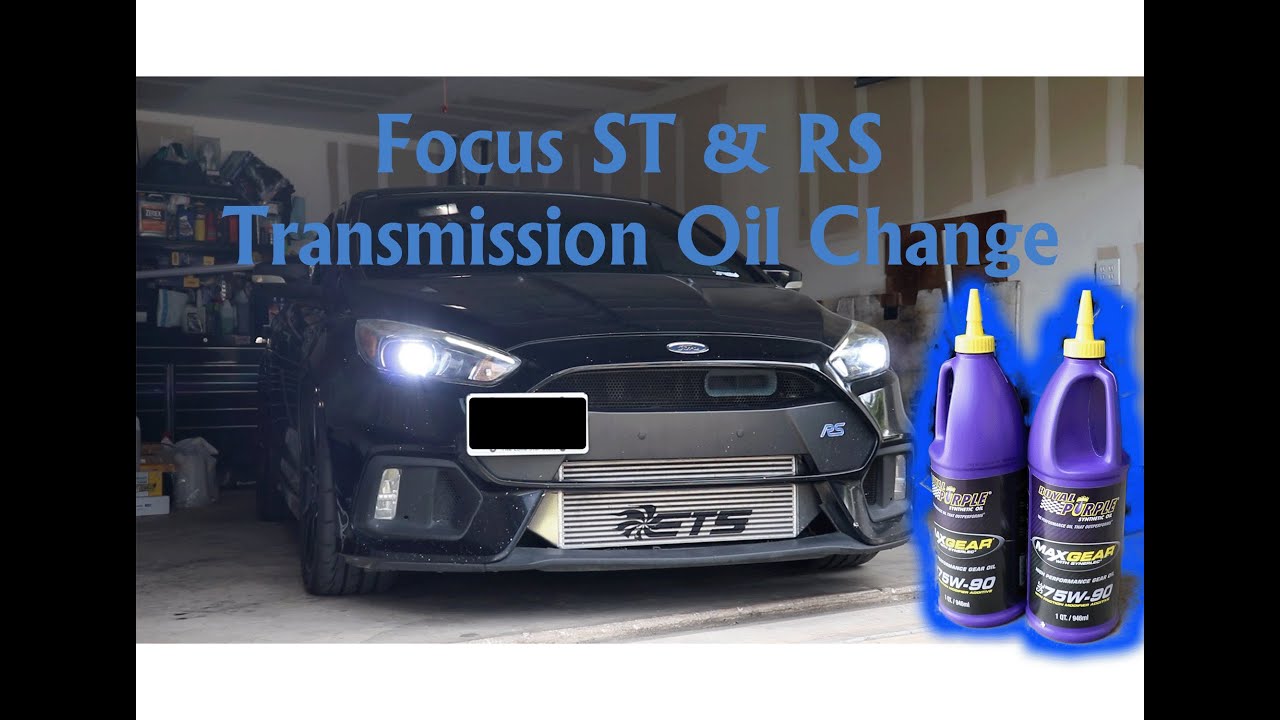 Change Transmission Fluid Easily Like this on your Focus RS or ST ...