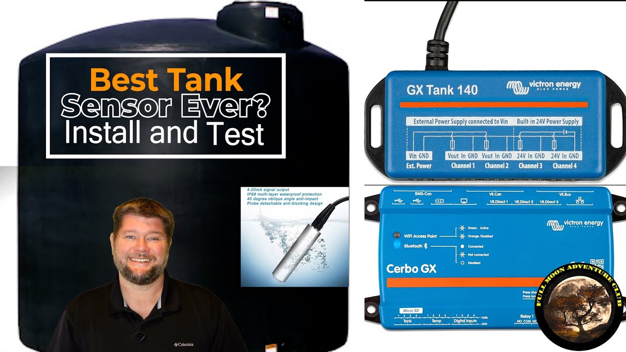 Best Water Tank Level Sensor For Any System - Victron GX Tank 140 ...