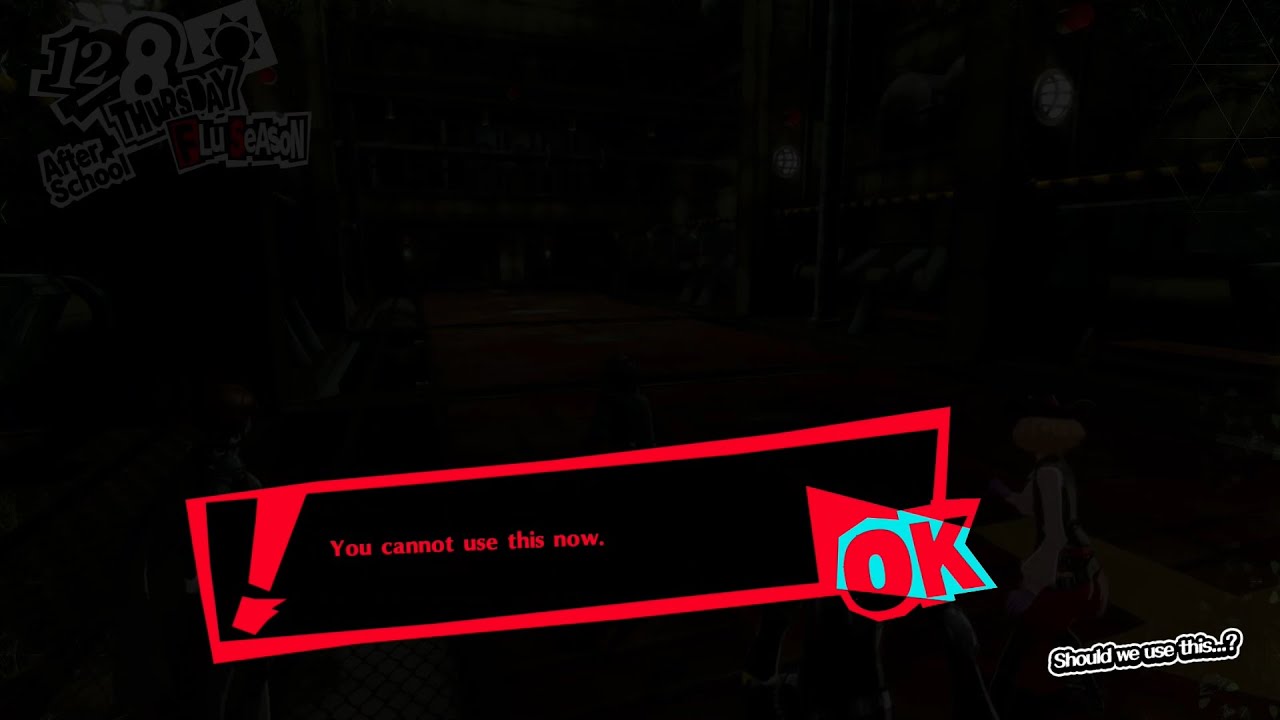 Persona 5 Royal: Can you use a Goho-M in the engine room? [JP] - YouTube