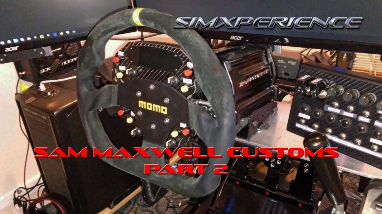 Sam Maxwell Customs Momo Mod 30 Wheel Pt 2 - YouTube