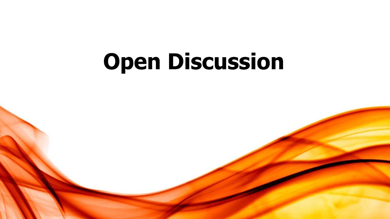 ET: Open Discussion - YouTube