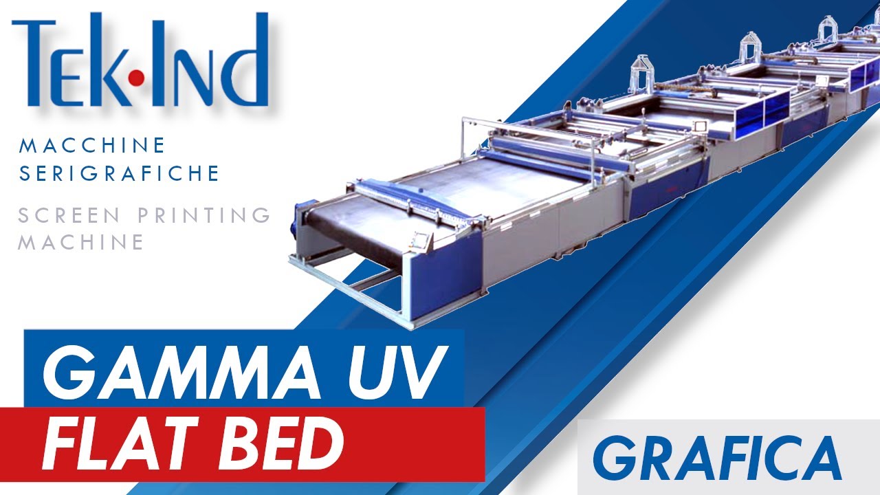 Gamma|| Screen Printing Machine Tek-Ind - YouTube