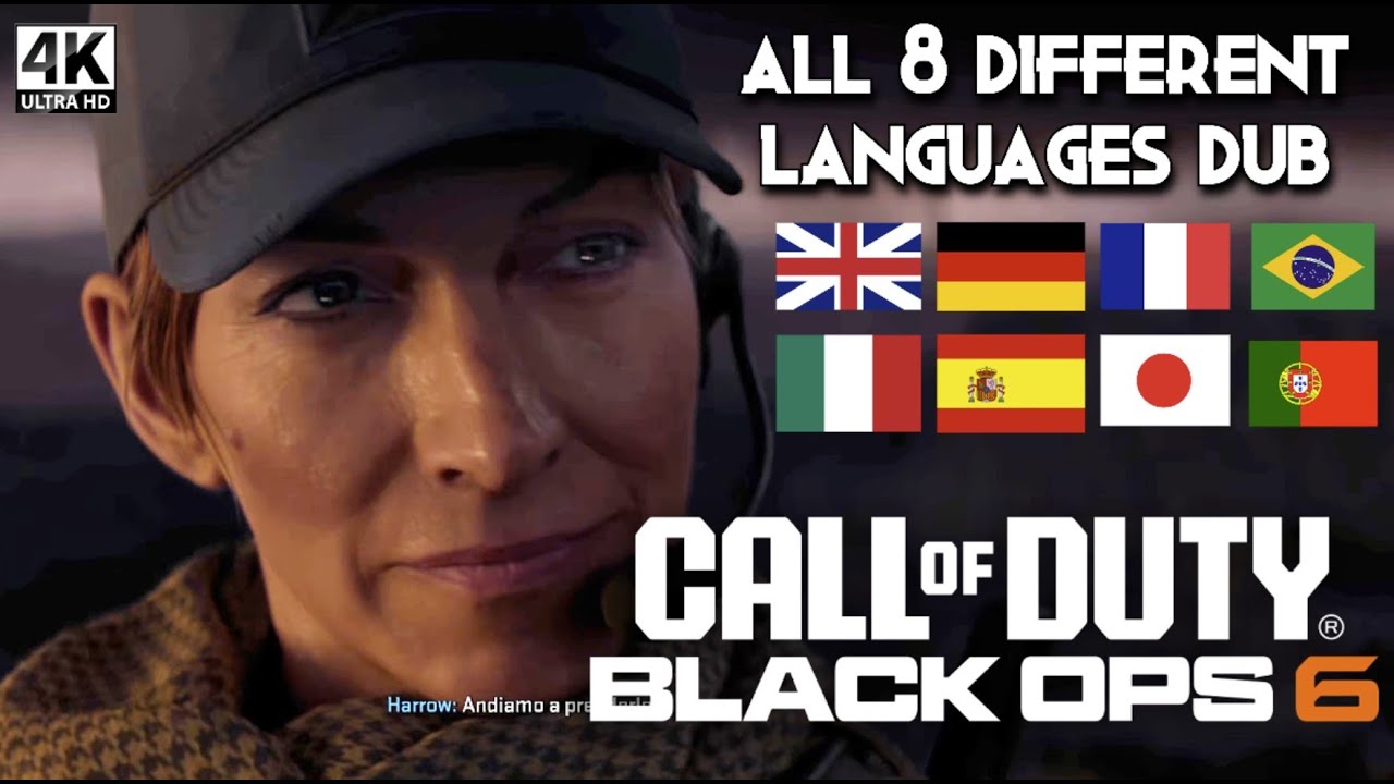 All 8 Language Voices Dub Comparison - Call of Duty®: Black Ops 6 ...