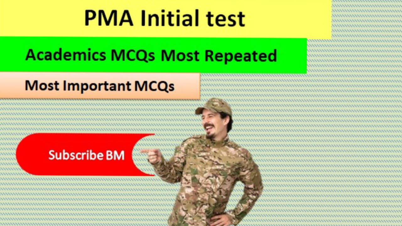 Academic MCQs for PMA long course BM test center - YouTube