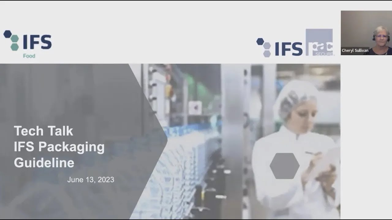 IFS Tech Talk - IFS Packaging Guideline - YouTube