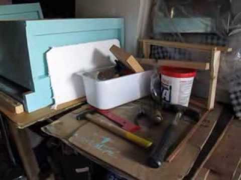 Dummy frame for dummies (and bees), insulated! - YouTube