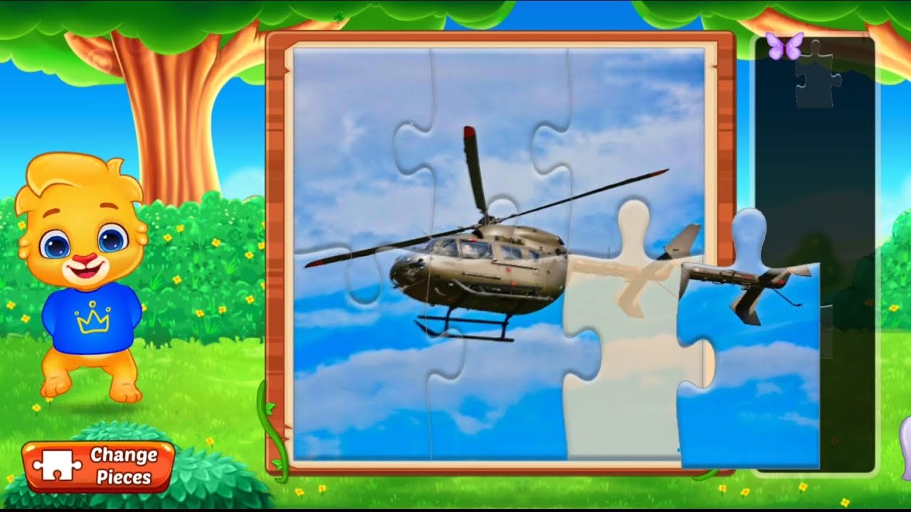Helicopter Puzzle Video For Kids 🤣🤣 - YouTube
