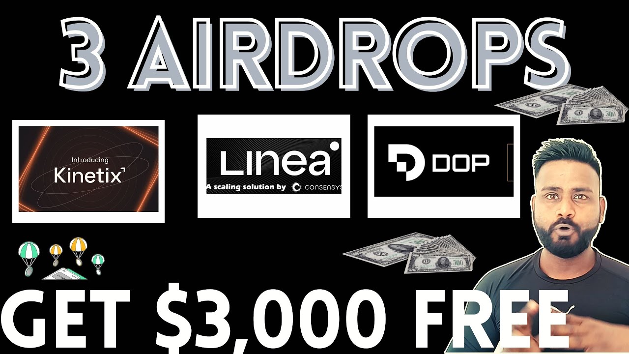 3 AIRDROP KFI token Kinetix, DOP NETWORK, LINEA LXP 🪂 - YouTube