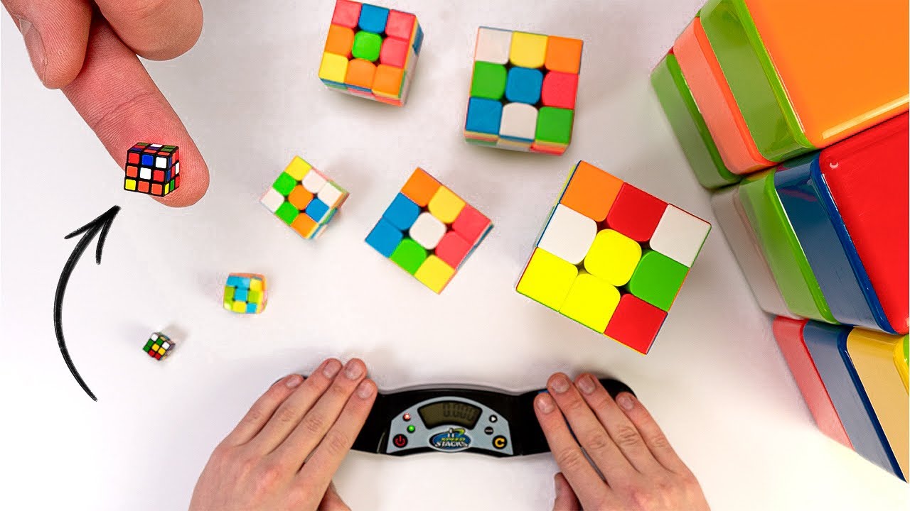 I Gave All Sizes Rubik’s Cube to Pro Speedcuber - YouTube