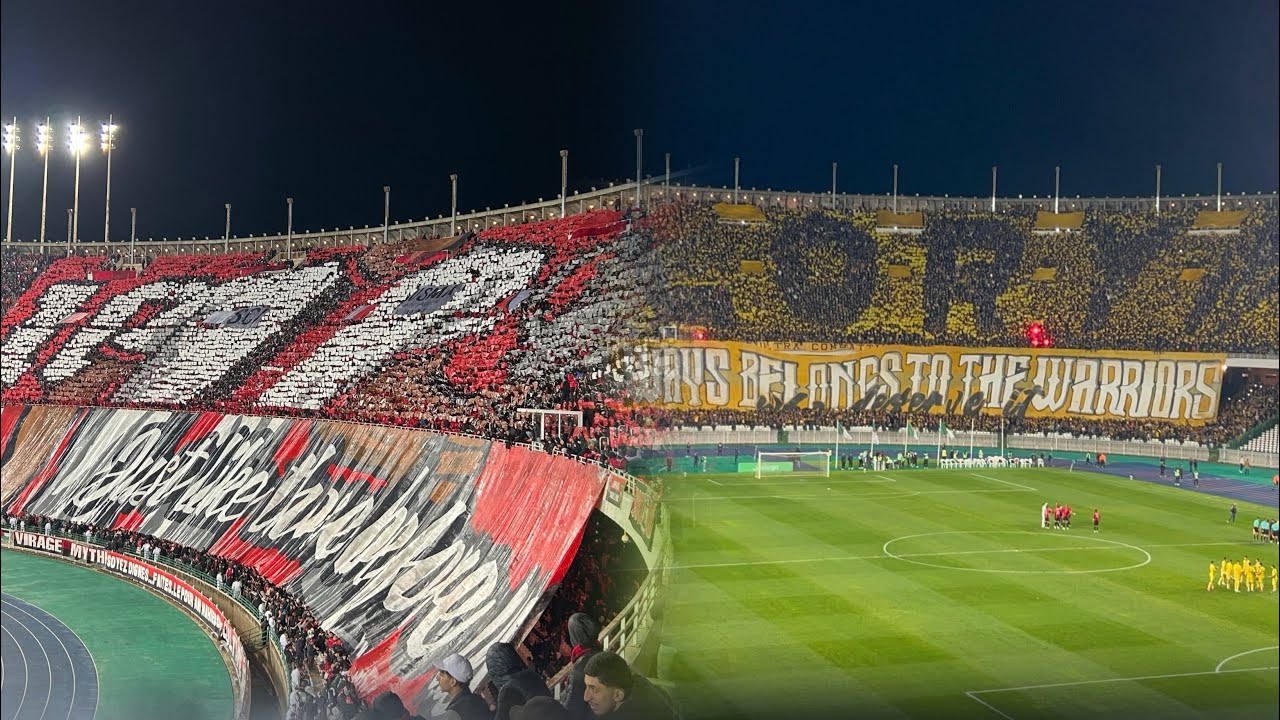 أجواء مباراة اتحاد العاصمة و اتحاد الحراش USMA⚫️🔴 vs USMH🟡⚫️…ما فعله ...