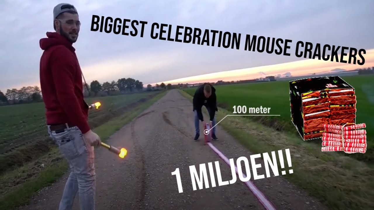 BIGGEST CELEBRATION MOUSE CRACKERS IN THE WORLD .! - YouTube