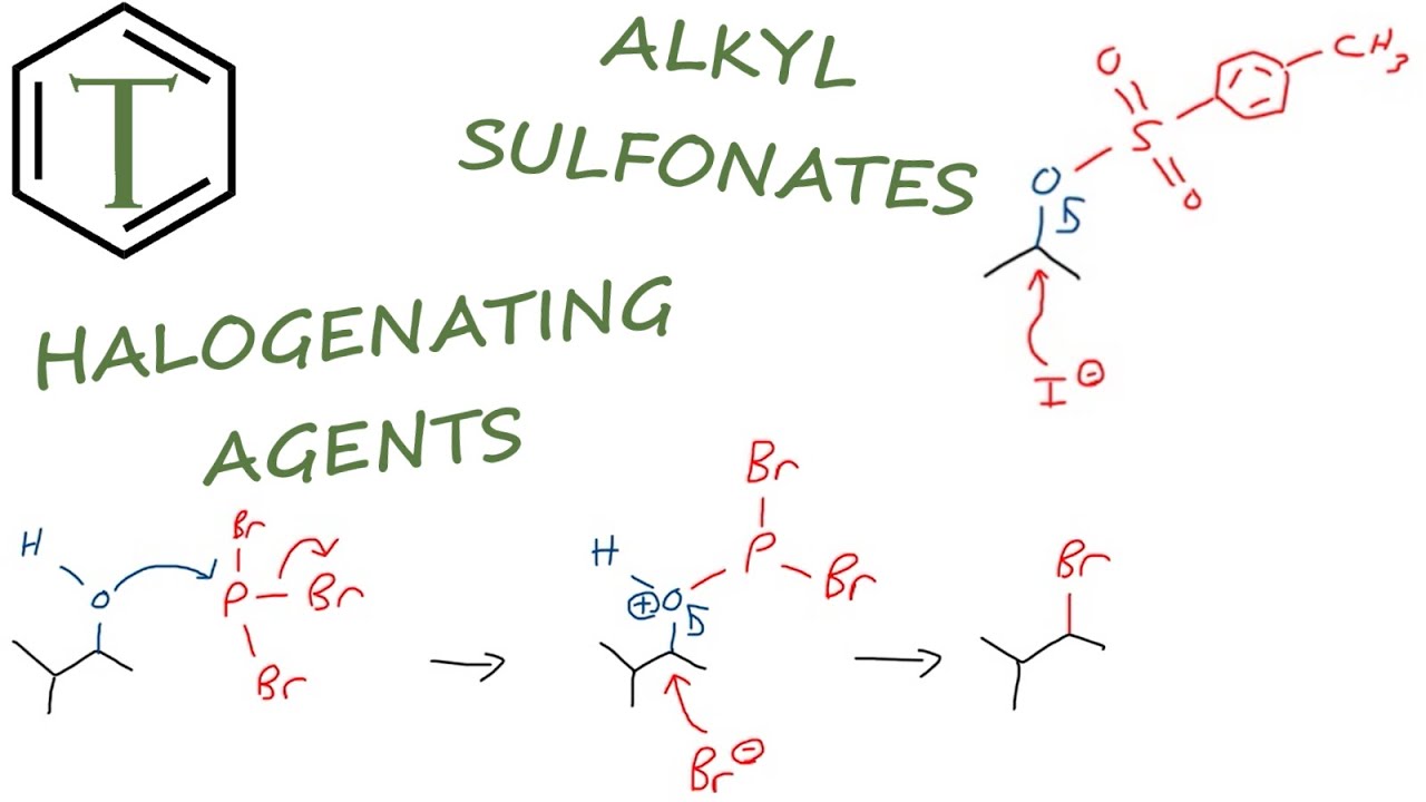 Halogenation of Alcohols | Organic Chemistry Lessons - YouTube