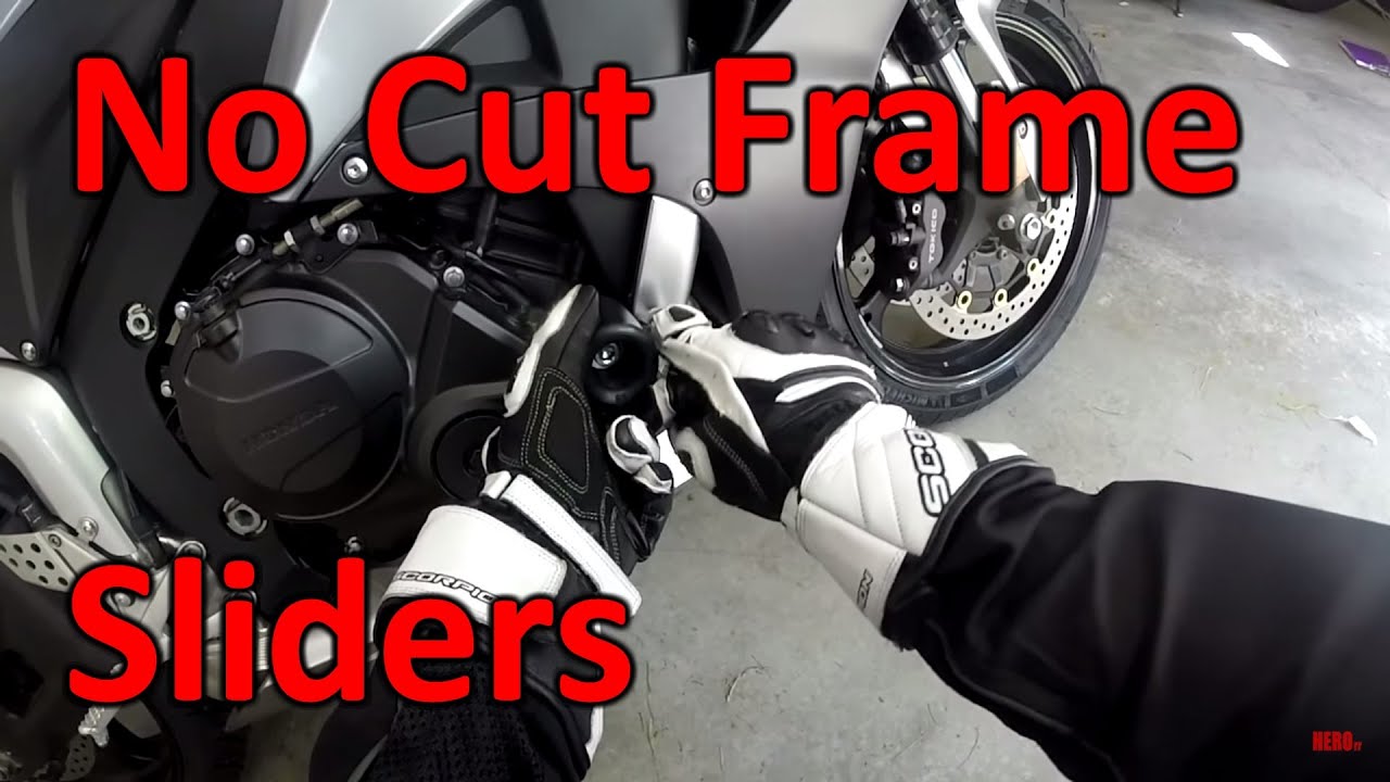 Shogun No cut frame sliders CBR 600rr - YouTube