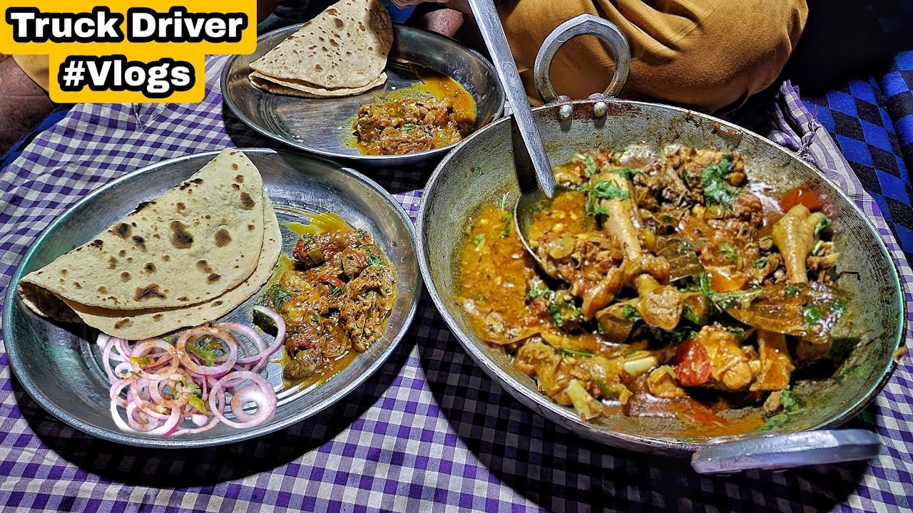 Aaj Sunday special chicken curry Banega 😁 || Cooking inside the truck ...