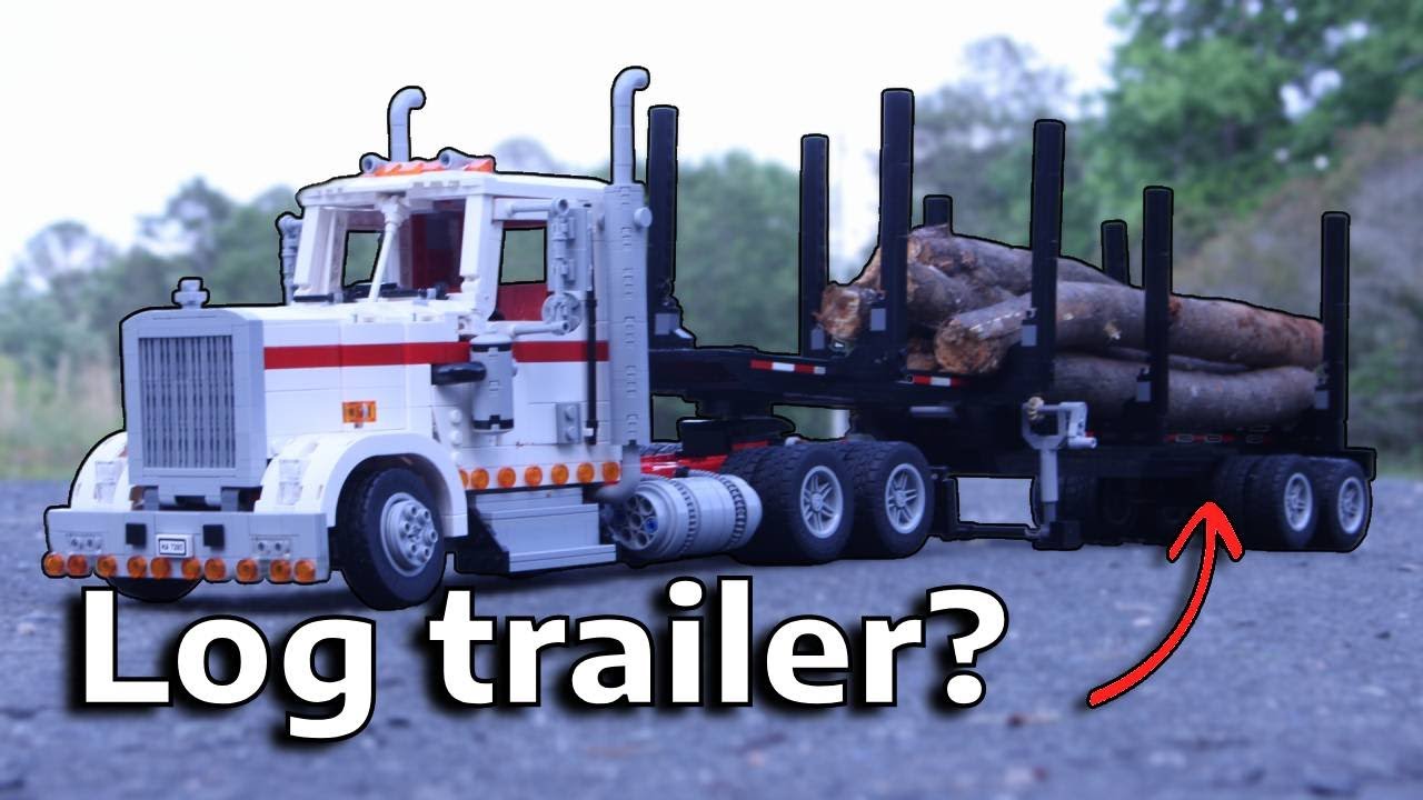 Log Trailer for my LEGO Gavril T-Series! - YouTube