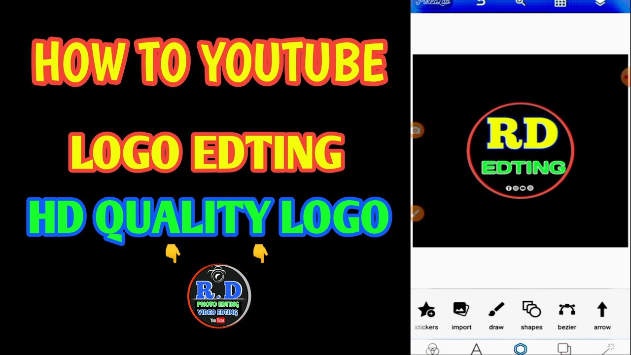 How To Make Youtube Logo Edtingkasa Youtube Logo Editi Kirapixellabtutoriallogoediting 1683