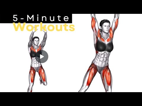 5 Minute FAT BURNING CARDIO Workout - No Equipment or No Repeat