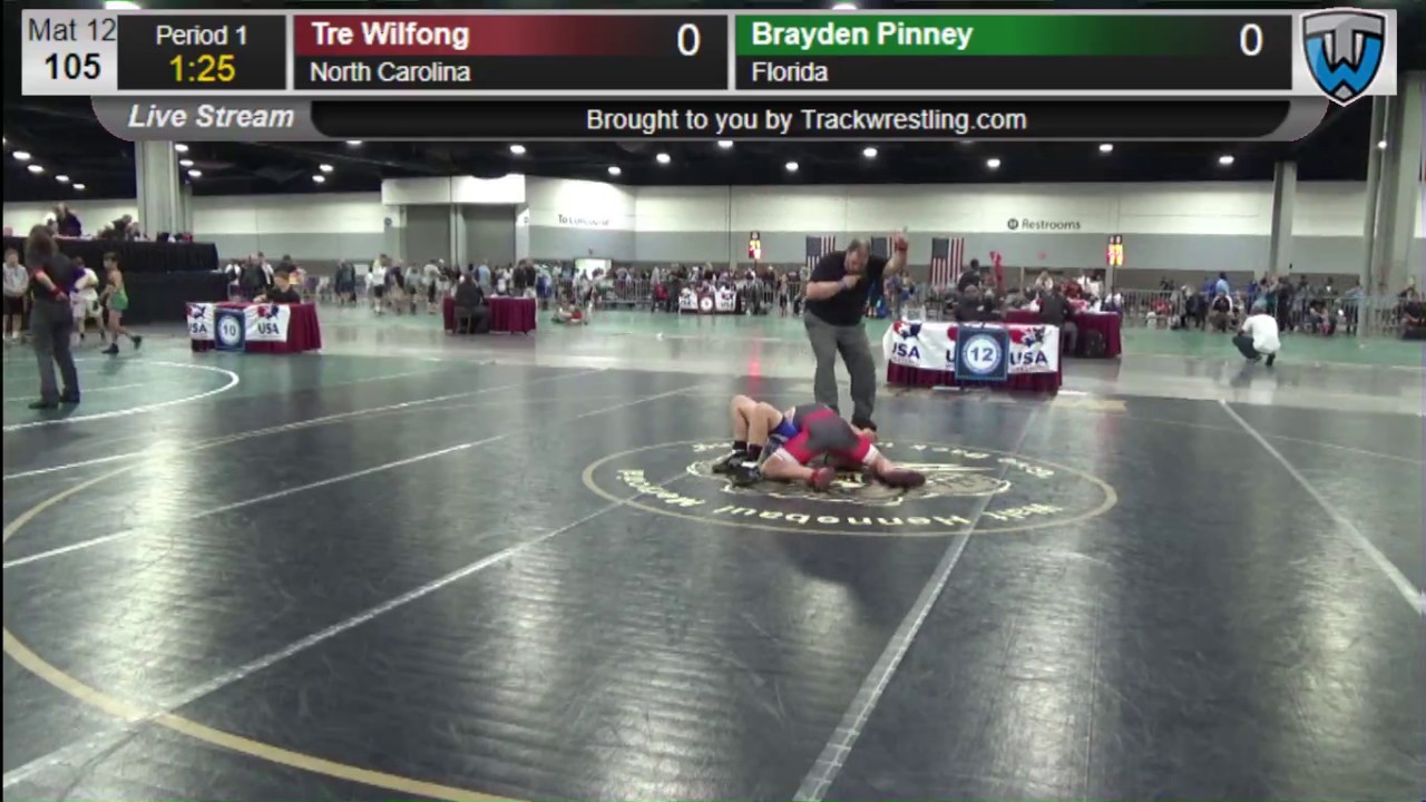 2322 Novice 105 Tre Wilfong North Carolina vs Brayden Pinney Florida ...