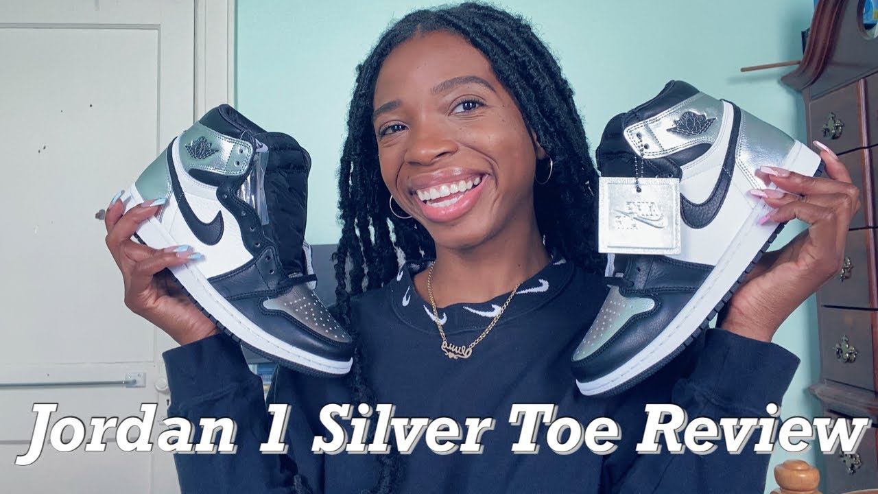 WMNS JORDAN 1 SILVER TOE | UNBOXING/REVIEW ! - YouTube