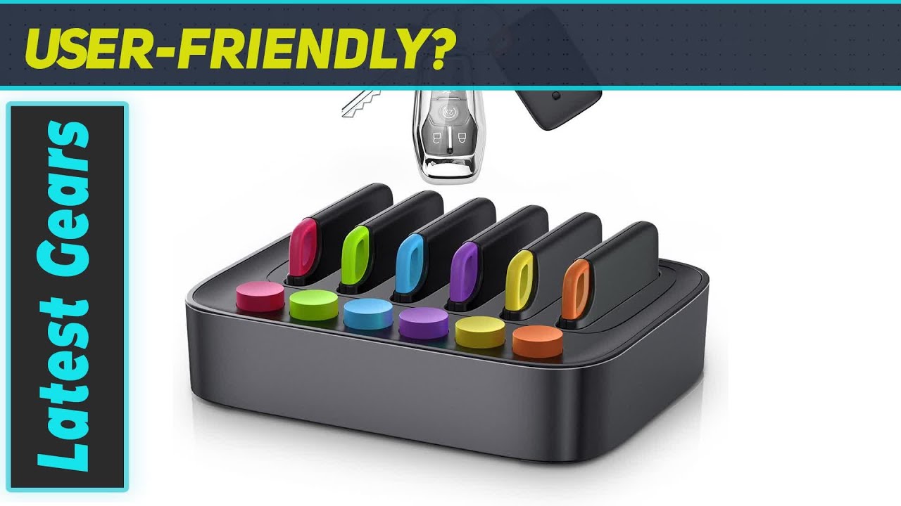 LUXSURE Key Finder Stick on Remote Finder Beeper 6 Pack RF Wireless TV ...