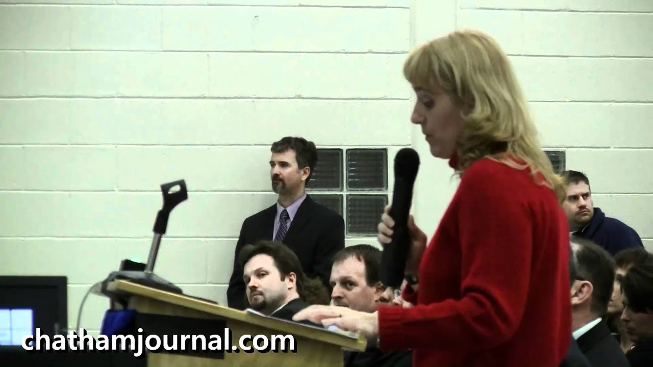 Tina Harris speaks at the BOE meeting about Chatham Schools ...