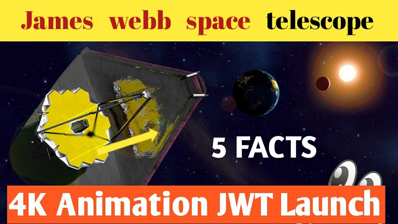 James webb space telescope Launch 4K Animation #nasa # ...