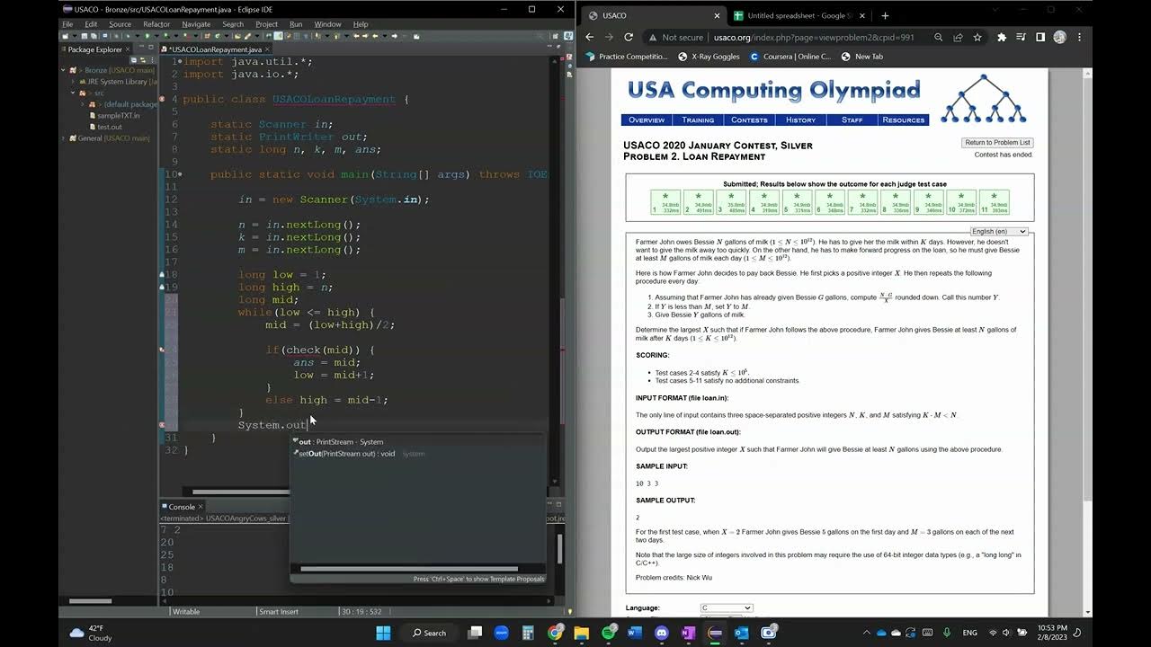 USACO Loan Repayment Java Solution (Silver) - YouTube