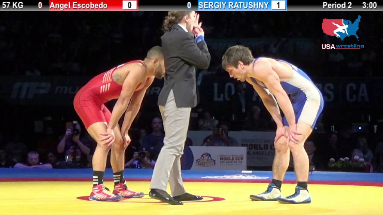 3RD PLACE: 57 KG Angel Escobedo (USA) vs Sergiey Ratushny (Ukraine ...