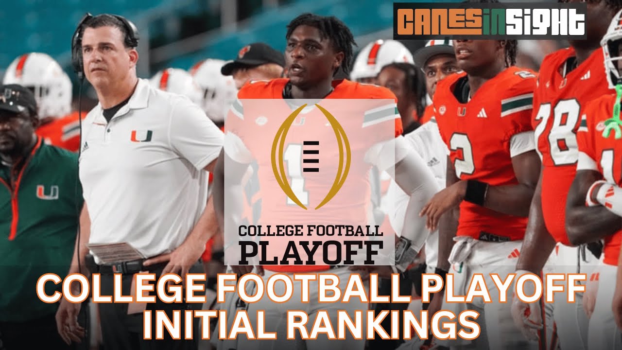 Canes ranked #4 in College Football Playoff Rankings! Projected 3-SEED ...