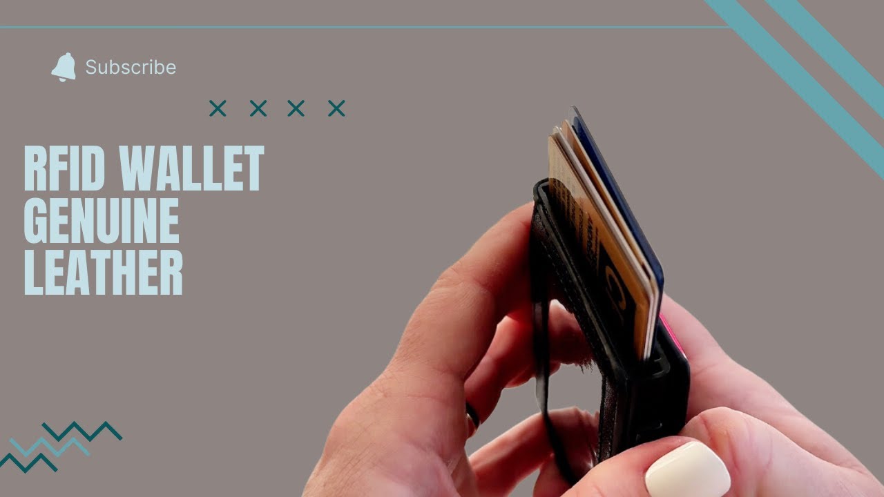 RFID LEATHER WALLET REVIEW - YouTube