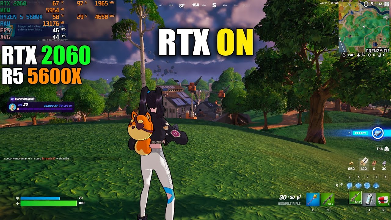 Fortnite : RTX 2060 RTX ON with DLSS | 1080p - YouTube