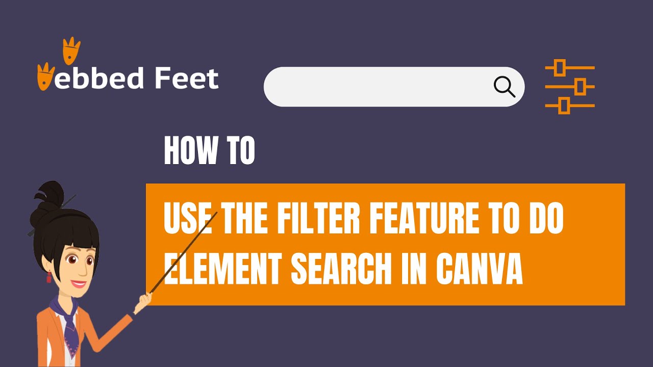 How to Use Filter Feature to Do Element Search in Canva - YouTube
