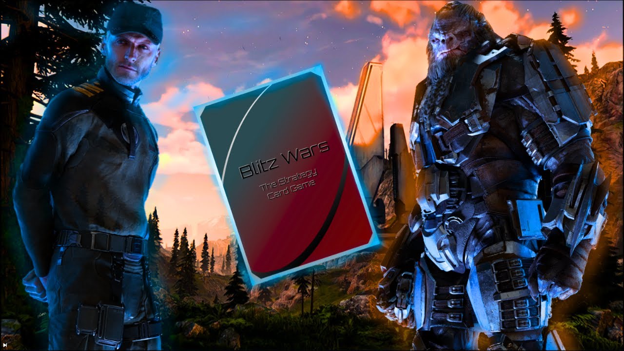 Welcome to BLITZ WARS | A Halo Card Game - YouTube
