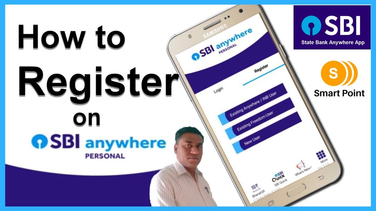 How to Register On SBI Anywhere App, For New and Existing Users | First ...