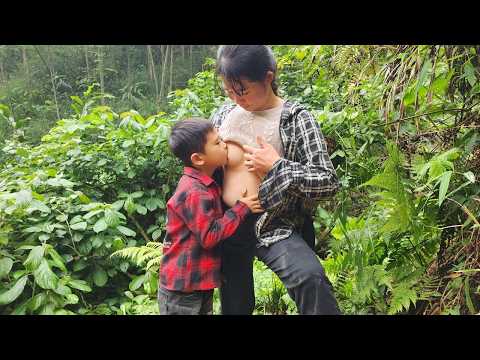 Full video: Building a life with a man living in the forest, building a life in a simple house.