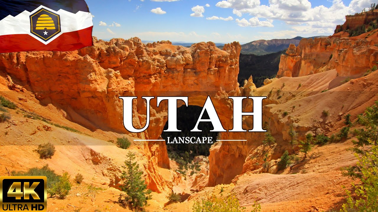 TRAVEL AROUND UTAH 4K UHD | Wonderful Natural Landscape With Calming ...