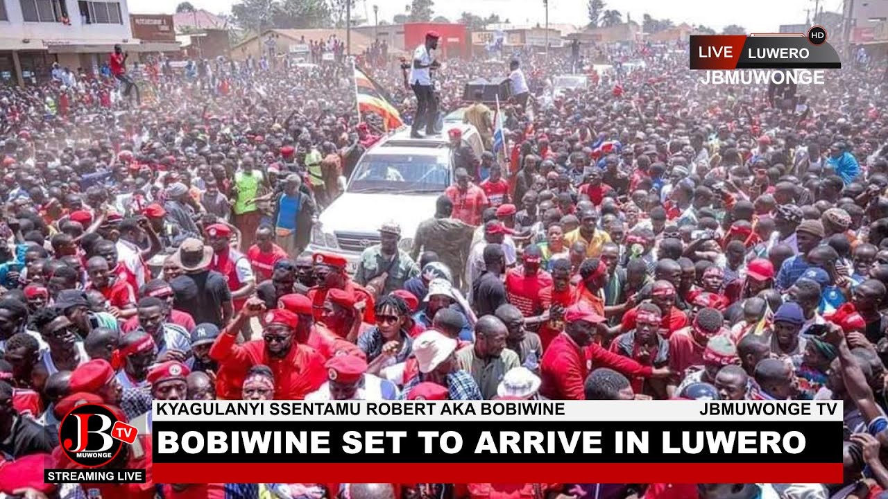 Bobiwine in luwero - live updates - YouTube