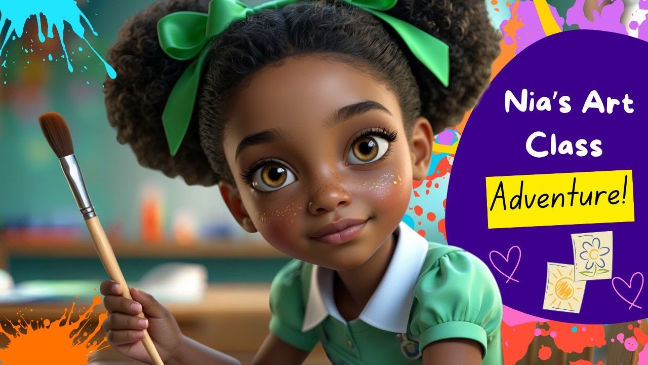 Nia’s Art Class Adventure! | Black cartoons | Kids cartoons | African ...