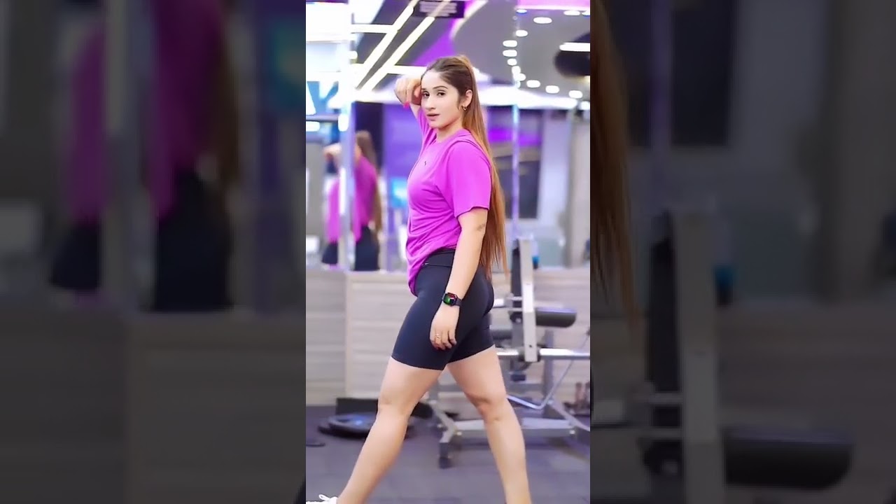new very beautiful gym girl viral instagram video /gym girl attitude ...