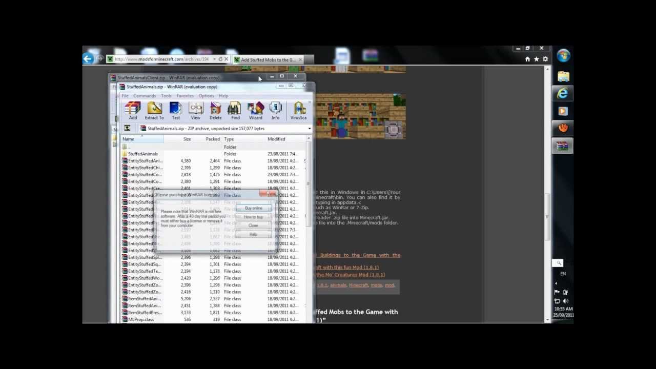 How To Install Stuffed Animals Mod For Minecraft - YouTube