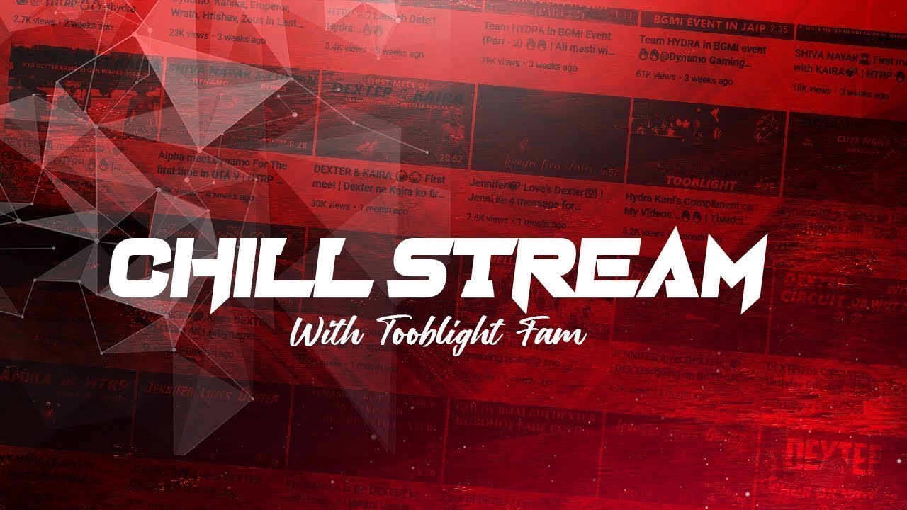CHILL STREAM 🔴 ️ | TOOBLIGHT #live #chill - YouTube