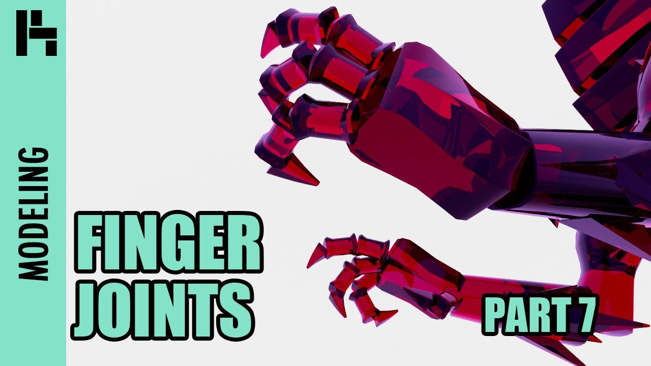 Drawing Finger Joints | Rigging A Dragon In Maya Part 7 - YouTube