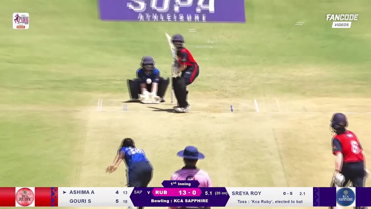 KCA Ruby vs KCA Sapphire | KCA TCM Pink T20 Challengers | 2025 ...