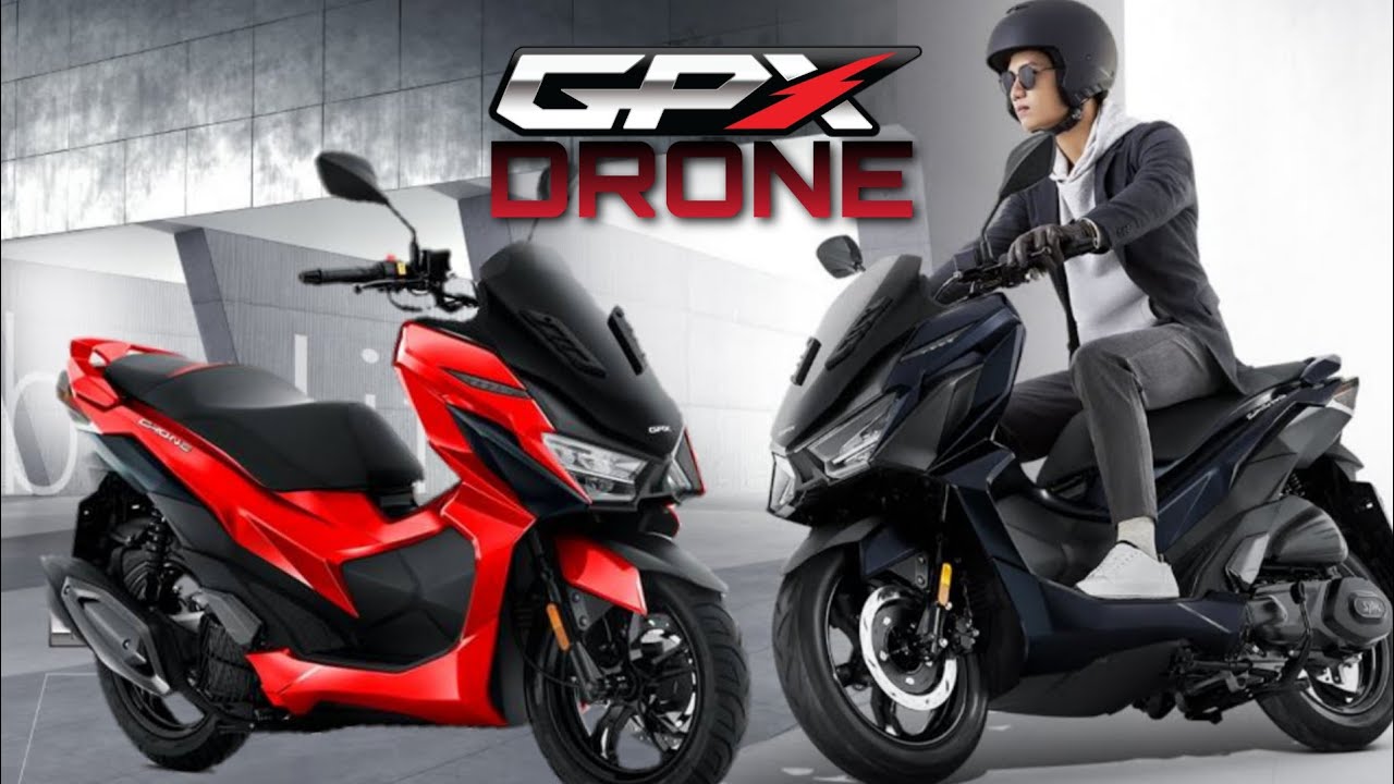 GPX Drone Features | Futuristic Scooter - YouTube